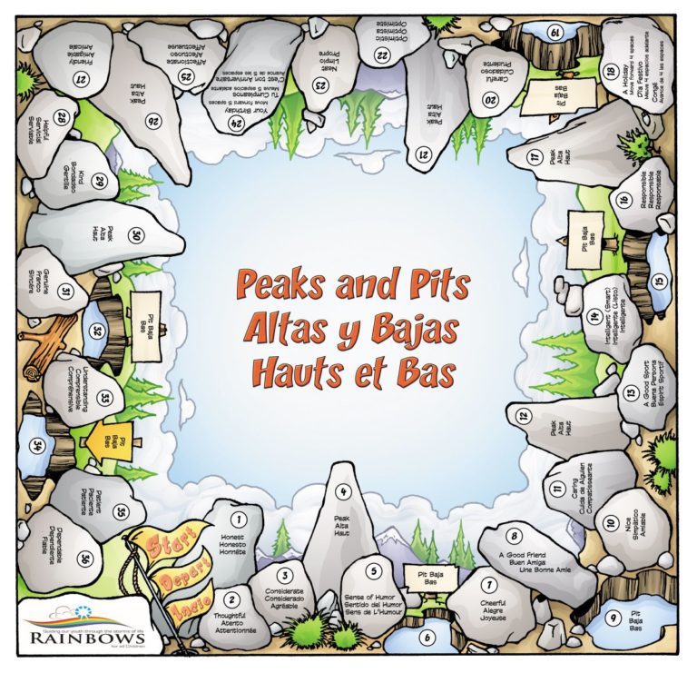 Peaks and Pits Game/Activity | Rainbows